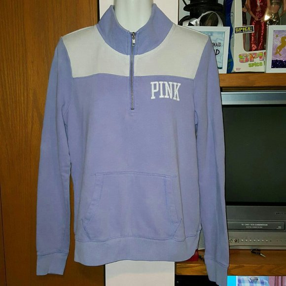 Sweaters | Pink Half Zip Medium | Poshmark